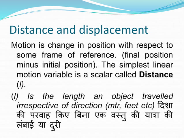 linear motion in biomechanics | PPTX | Physics | Science