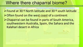 Chaparral biome | PPT