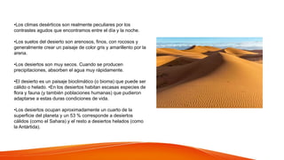 BIOMA DESIERTO TEMAS SELECTOS DE BIOLOGIA | PPTX
