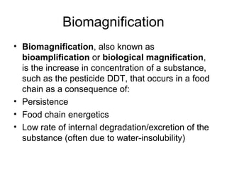 Biomagnification | PPT