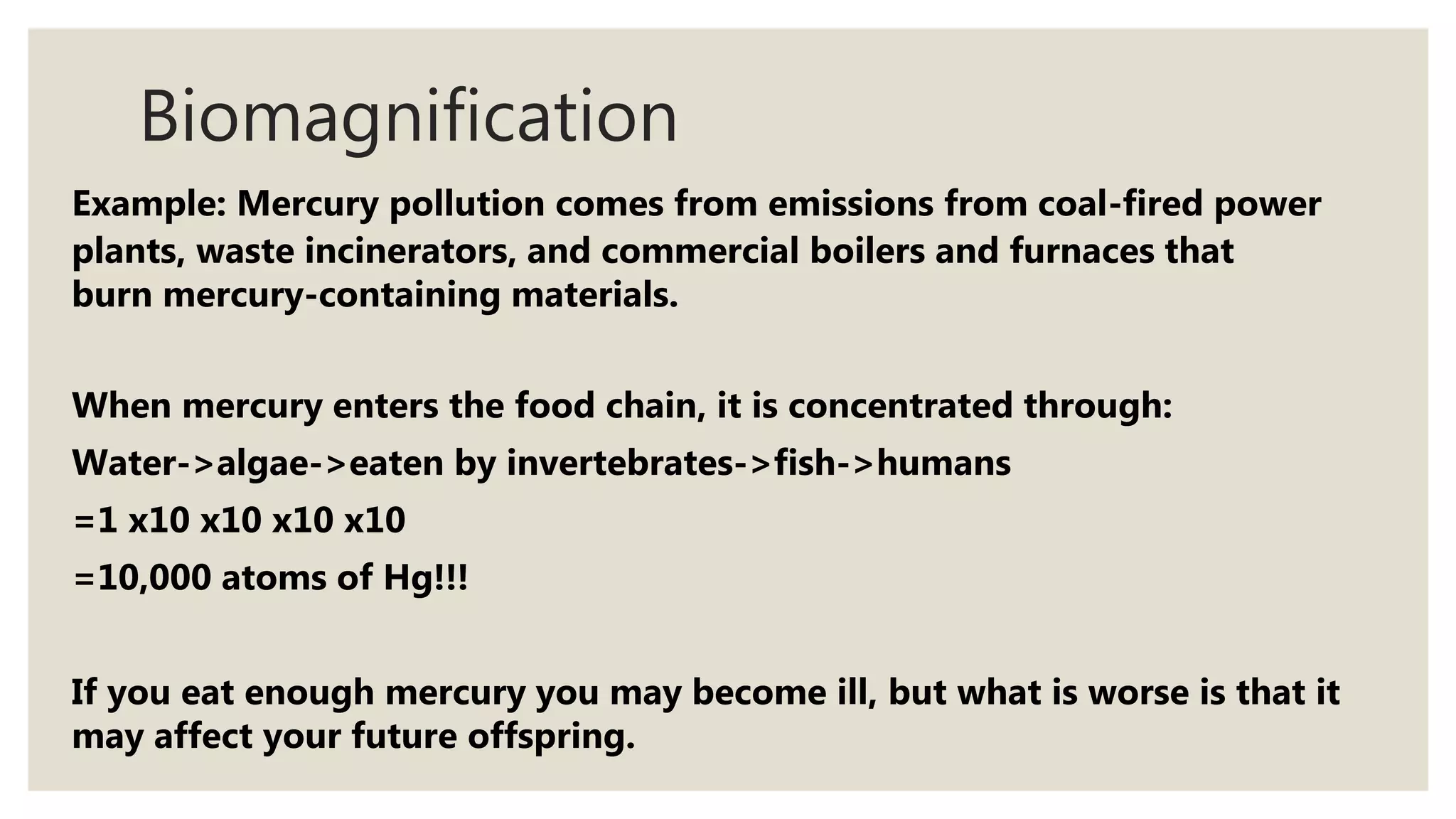 Biomagnification | PPTX