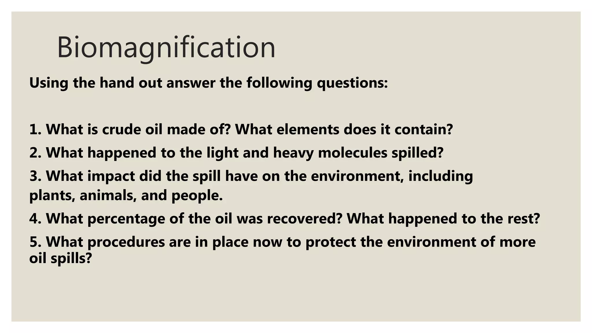 Biomagnification | PPTX