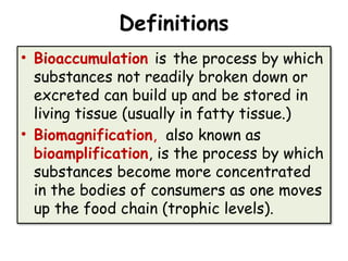 Biomagnification topic and it's information .ppsx