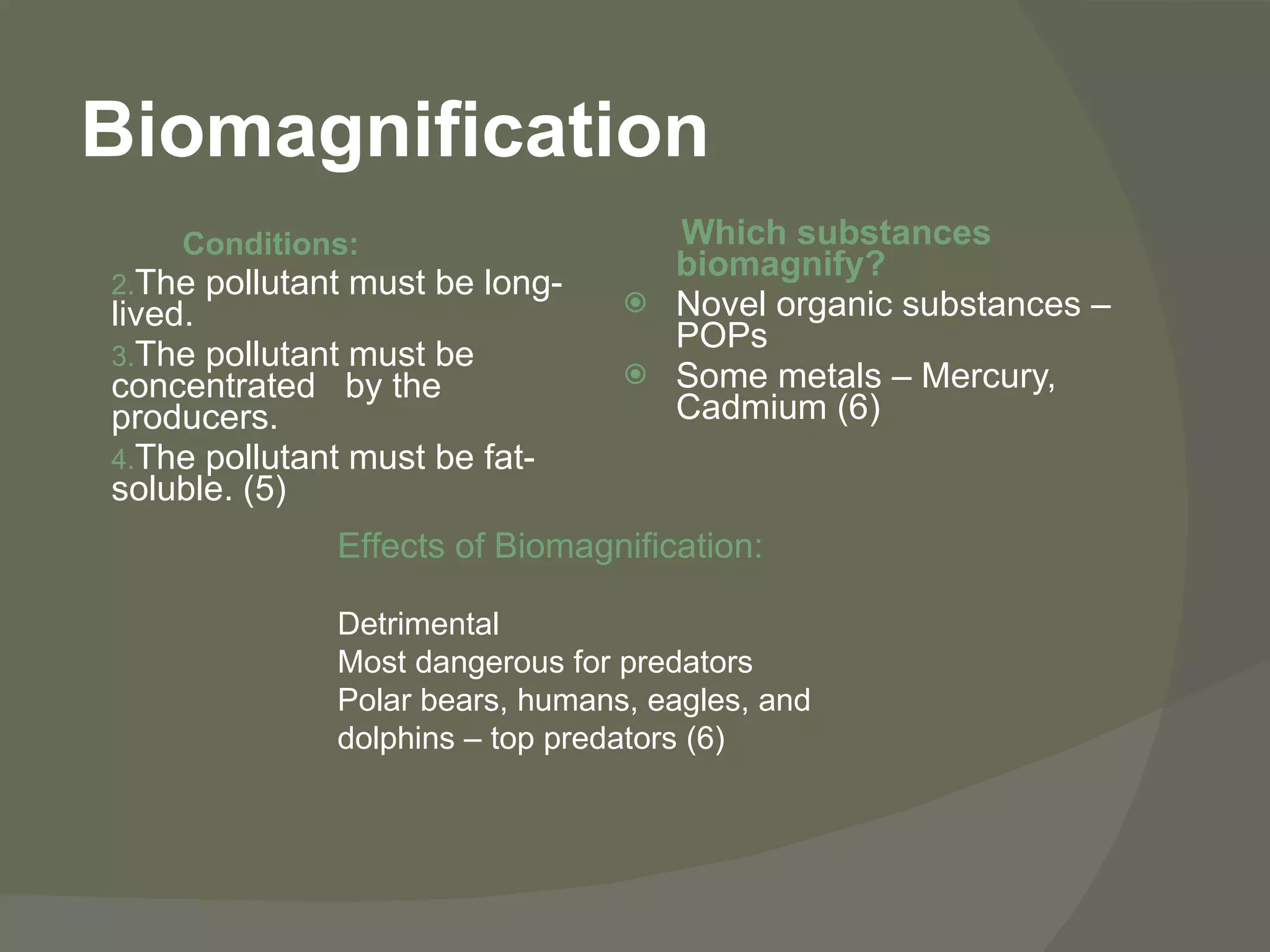 Biomagnification & bioaccumulation_2 | PPT
