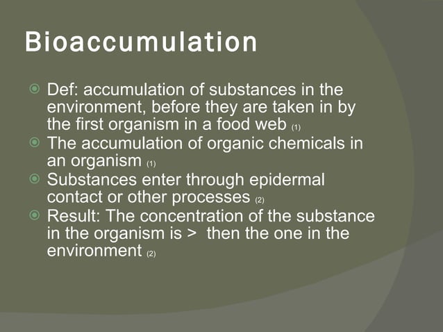 Biomagnification & bioaccumulation_2 | PPT | Chemistry | Science