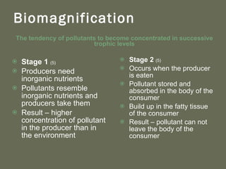 Biomagnification & bioaccumulation_2 | PPT