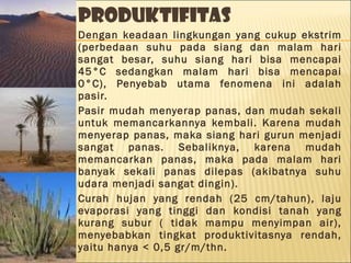 Bioma gurun-ekologi tumbuhan | PPT