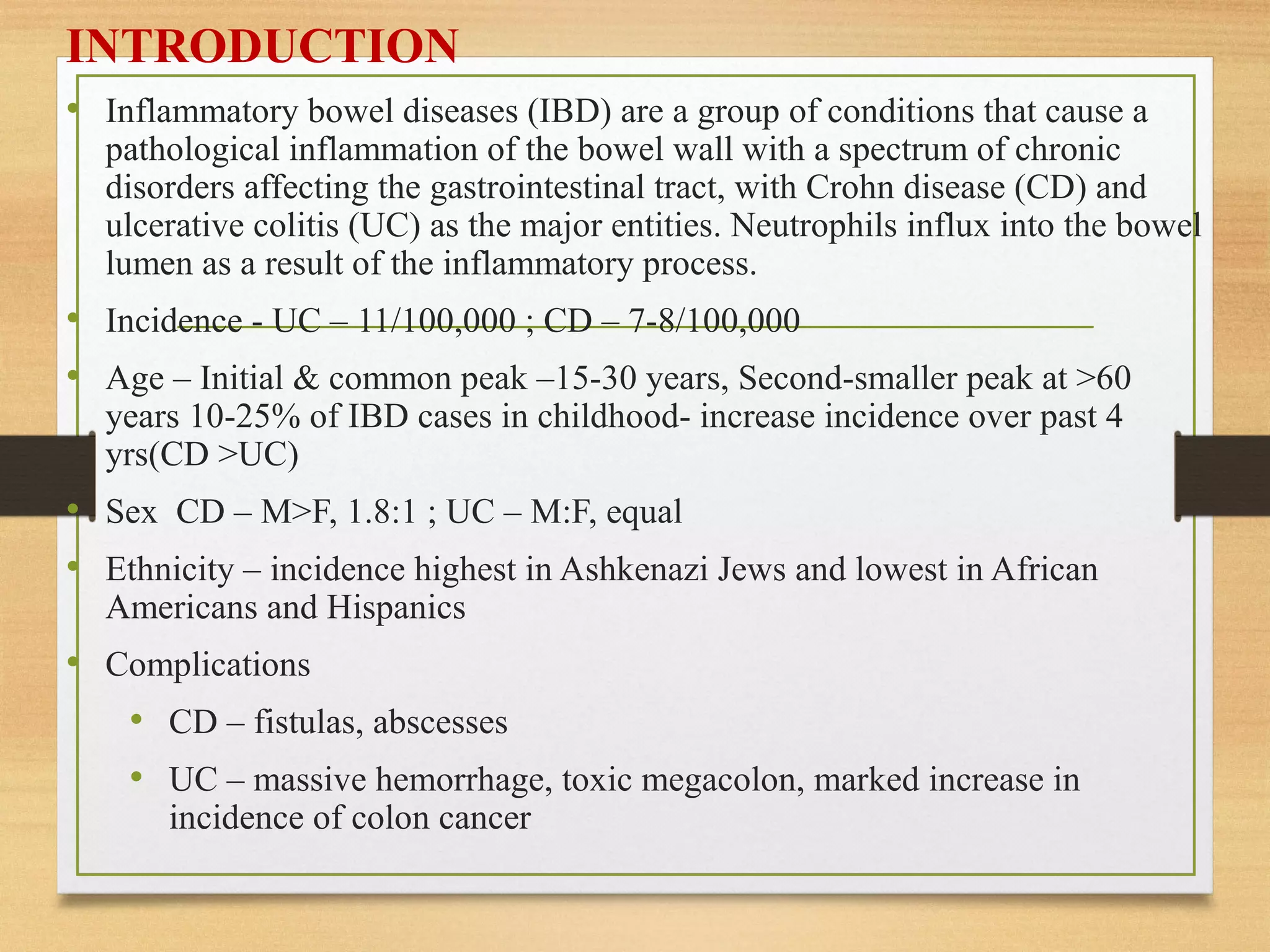Biomarker for inflammatory bowel disease(IBD) | PPT