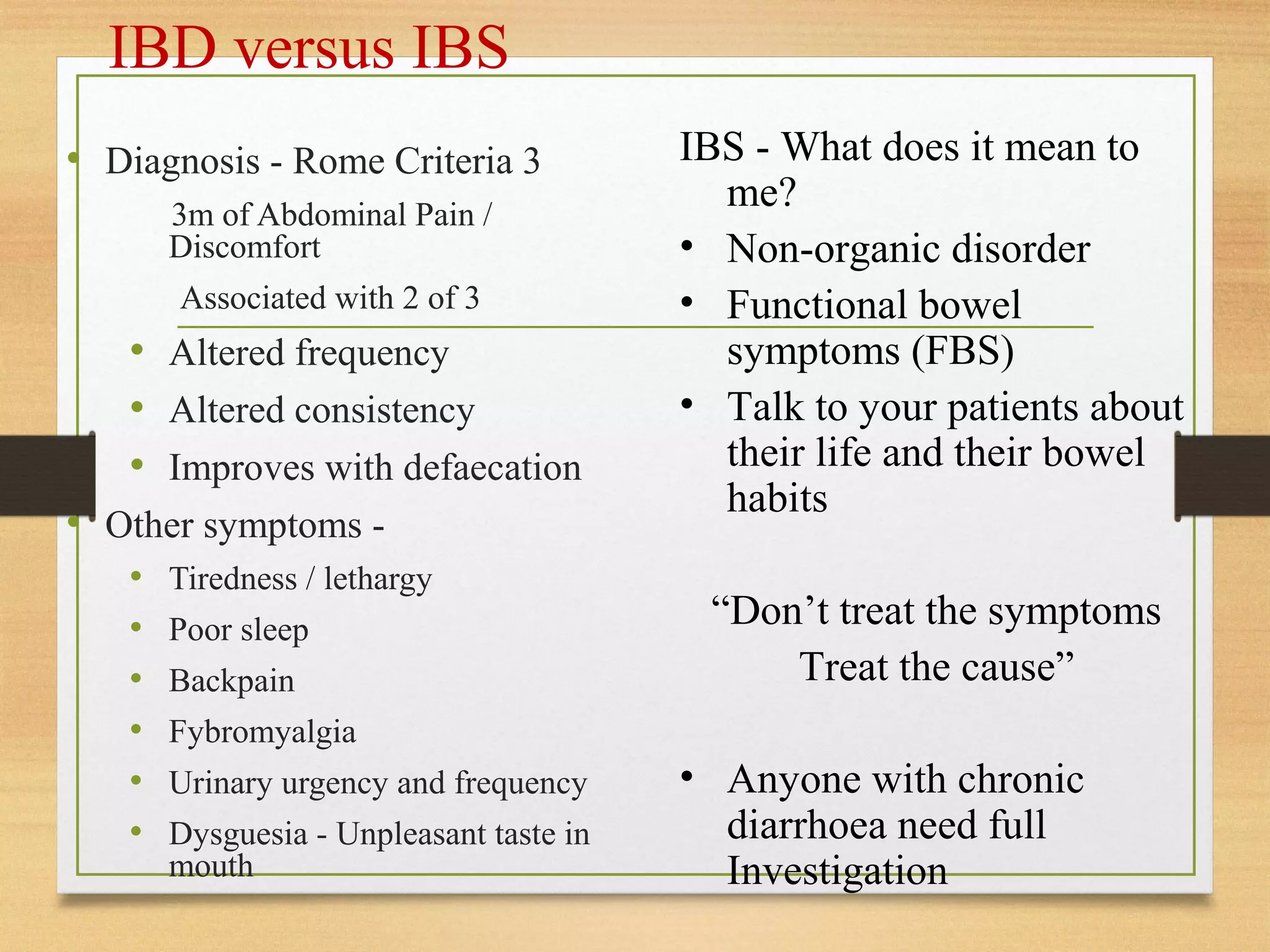 Biomarker for inflammatory bowel disease(IBD) | PPT