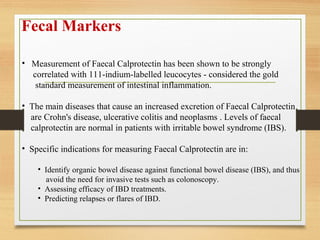 Biomarker for inflammatory bowel disease(IBD) | PPT