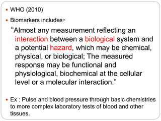 Bio marker introduction | PPTX