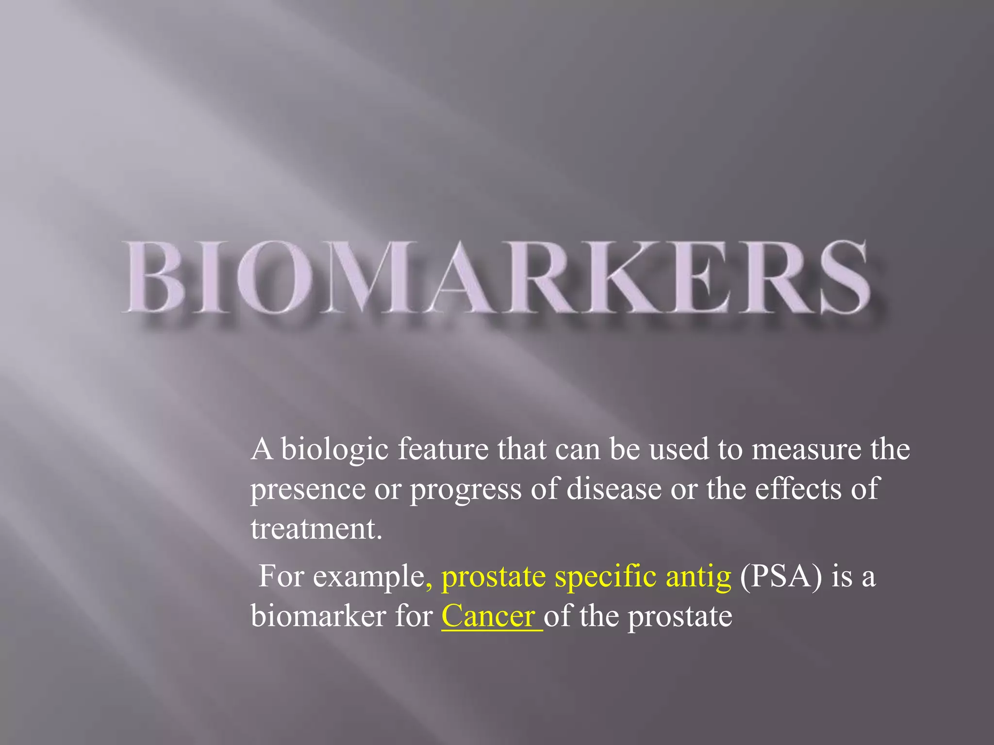 Biomarker ppts of cnu | PPT