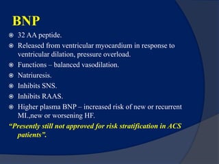 BIOMARKERS IN ACS | PPTX | Heart and Cardiovascular Diseases | Diseases ...