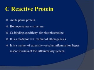 BIOMARKERS IN ACS | PPTX | Heart and Cardiovascular Diseases | Diseases ...