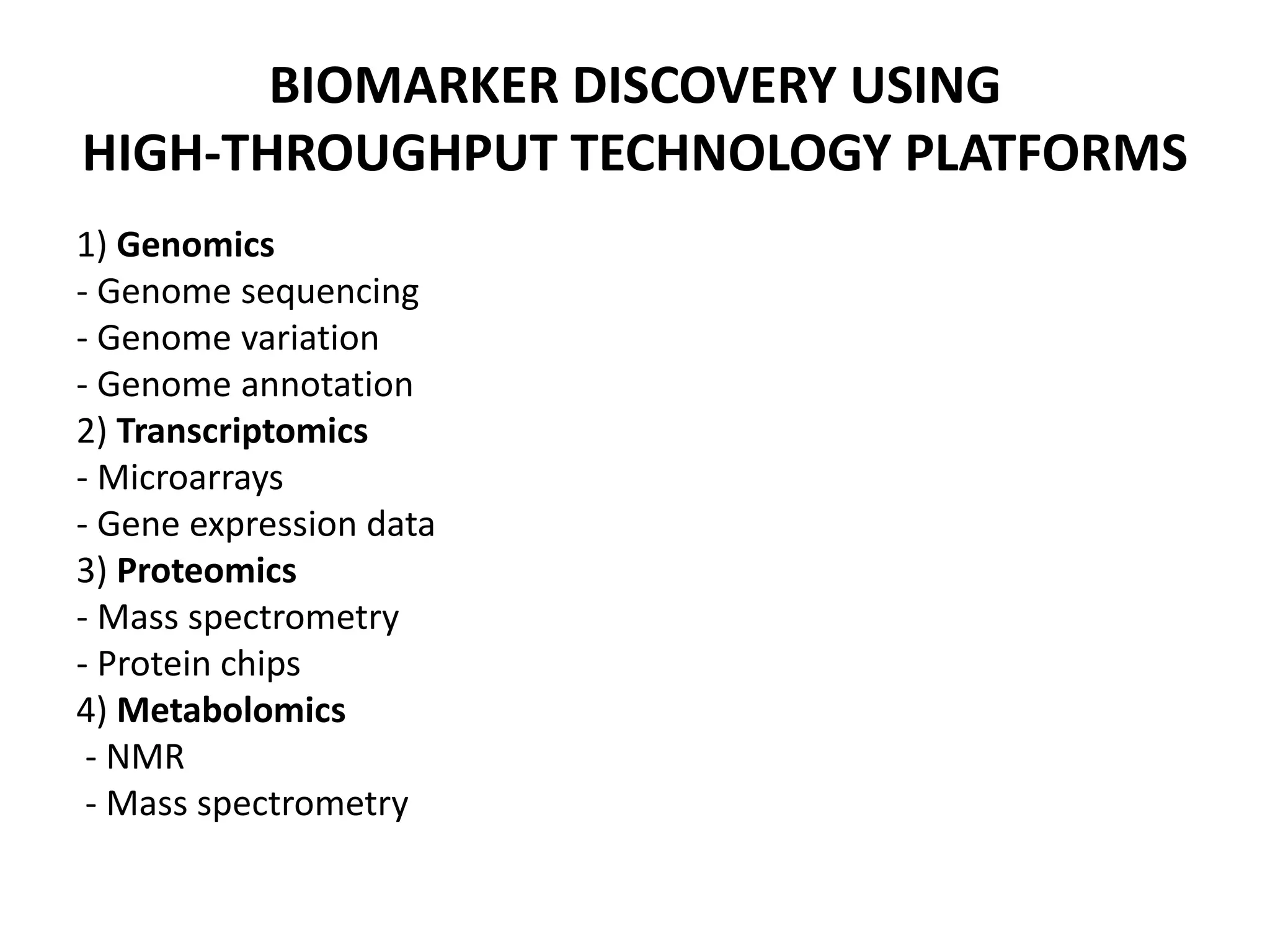 Biomarkers | PPTX