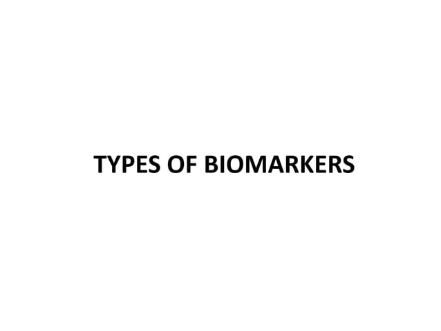 Biomarkers | PPTX