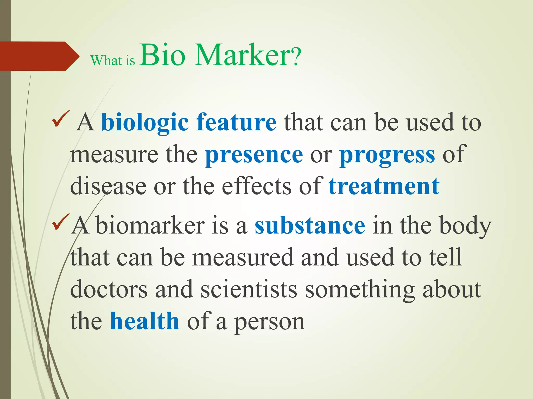 Biomarkers | PPTX