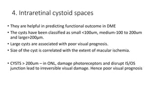 oct biomarkers in Diabetic retinop. pptx | PPTX