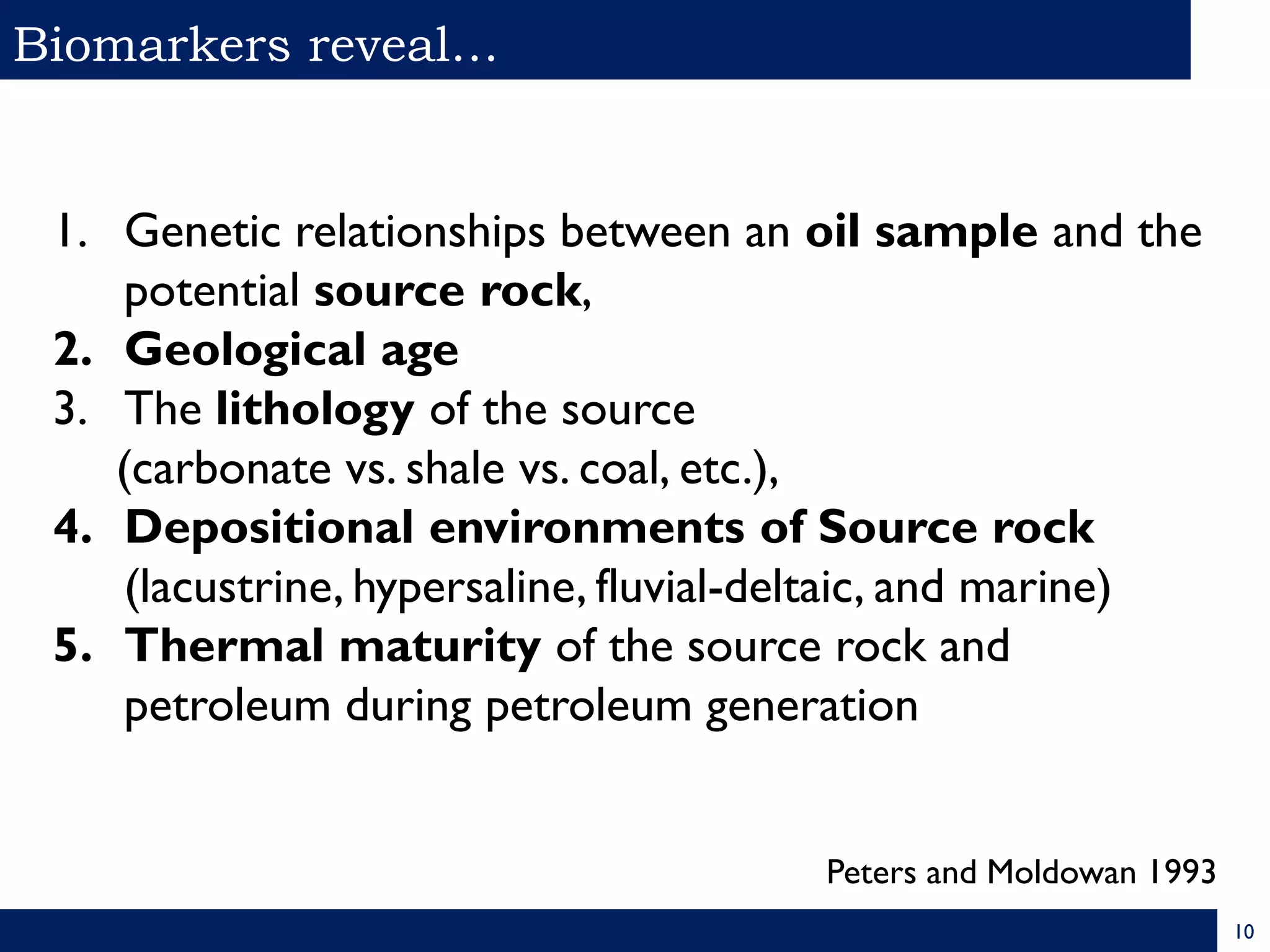 Biomarkers in Petroleum Exploration | PDF
