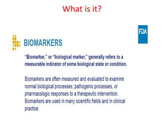 Biomarkers for early diagnosis ppt by Dr C P PRINCE | PPTX