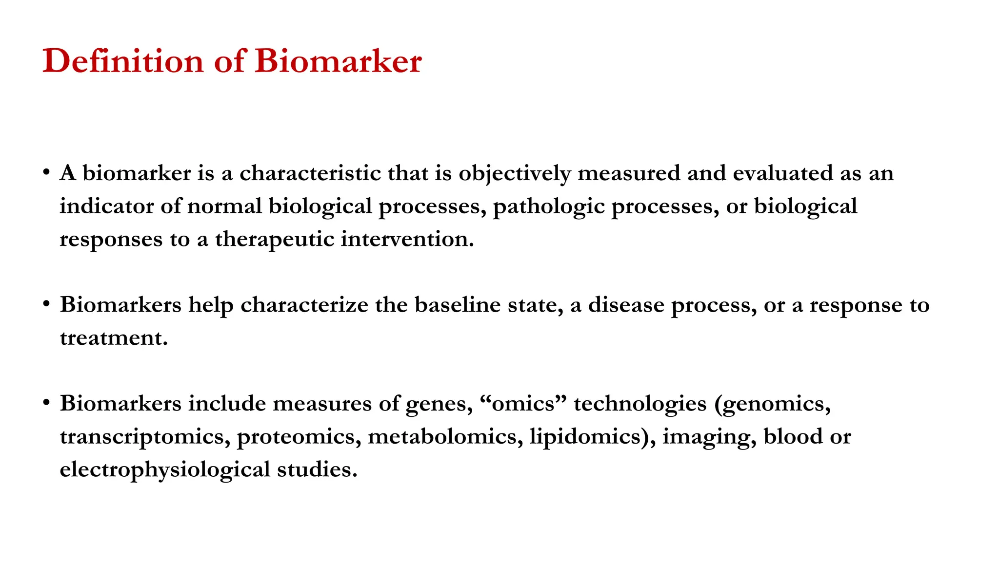 Role of Biomarkers in Alzheimers Disease | PPTX