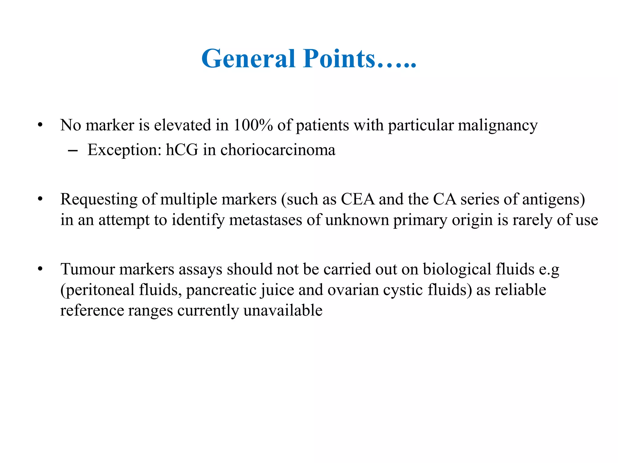 Biomarkers in cancer | PPTX