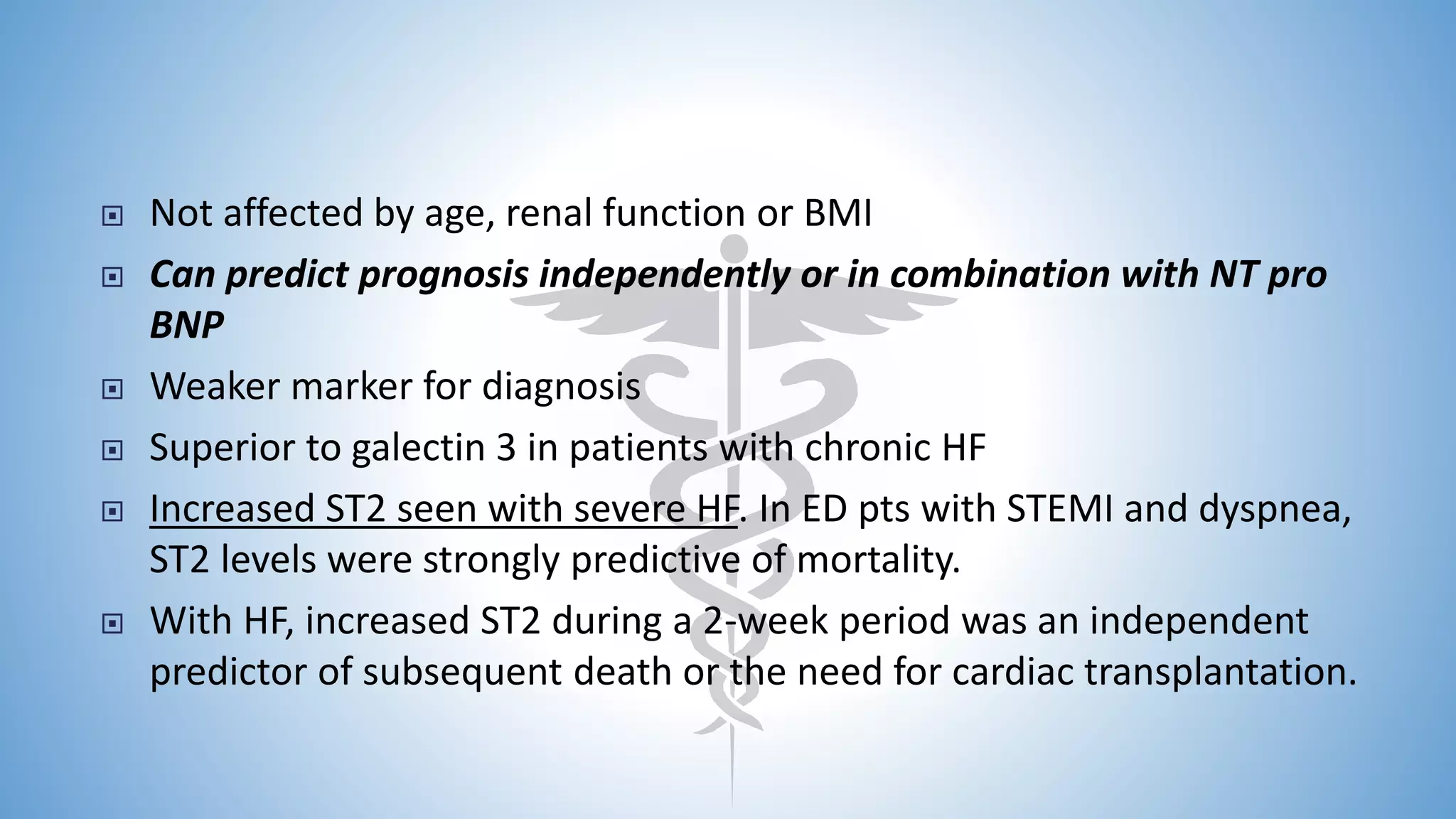 Bio-Markers of Heart Failure (Dr.LIKHIT T) | PPTX