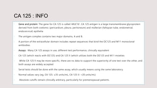 PREDICTIVE AND DIAGNOSTIC BIOMARKERS FOR OVARIAN CANCER | PPTX