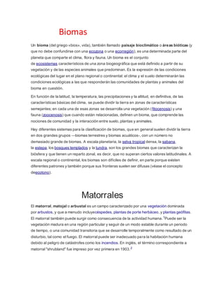 Biomas | DOCX