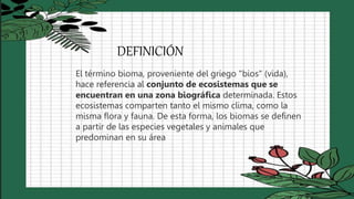 Desarrollo sustentable biomas presentación | PPTX