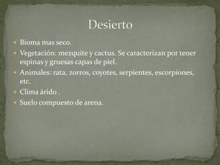 Biomas de Mexico | PDF
