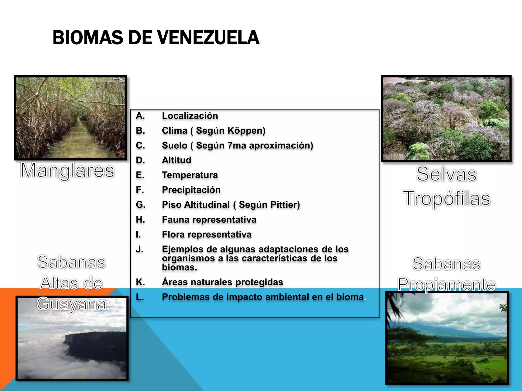 Biomas de vzla omar arrieche | PPTX