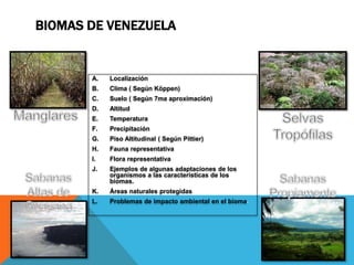 Biomas de vzla omar arrieche | PPTX