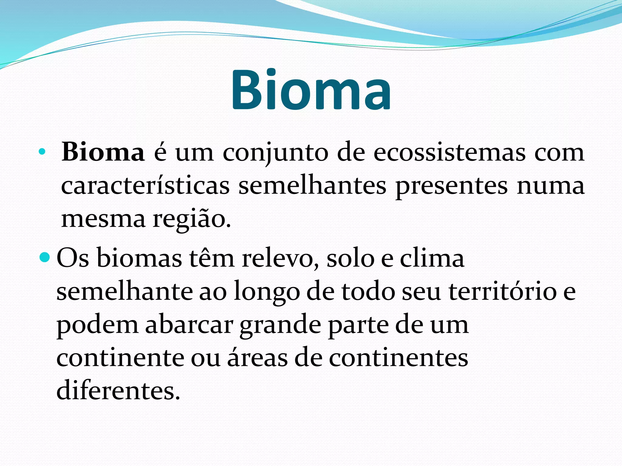 Biomas do mundo | PPTX