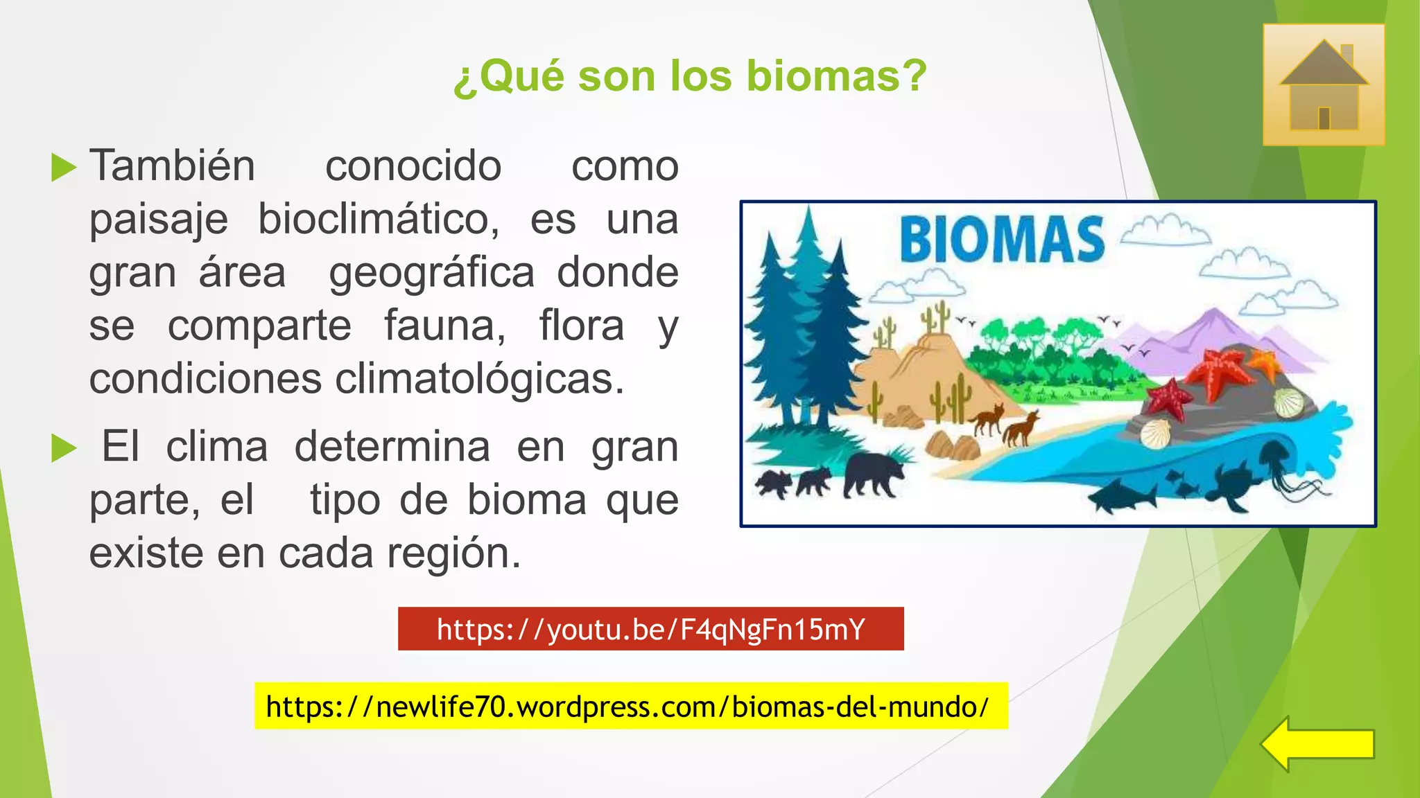 Biomas presentación interactiva | PPT
