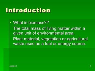 Biomass | PPT