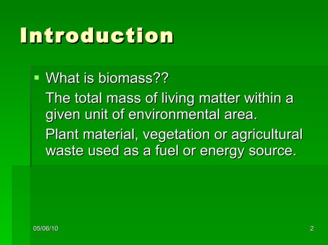 Biomass | PPT