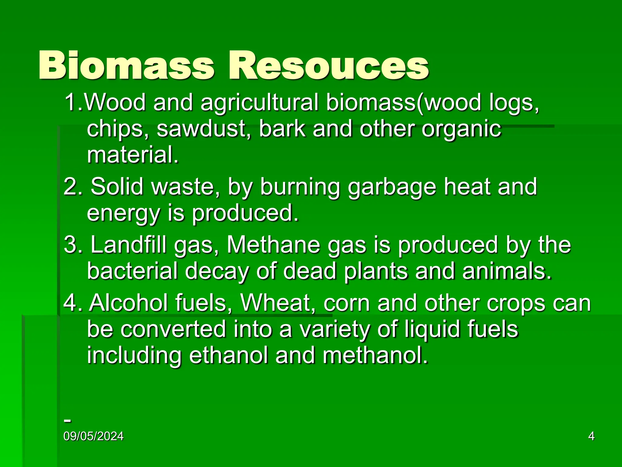 introduction of biomass and source of biomass | PPT