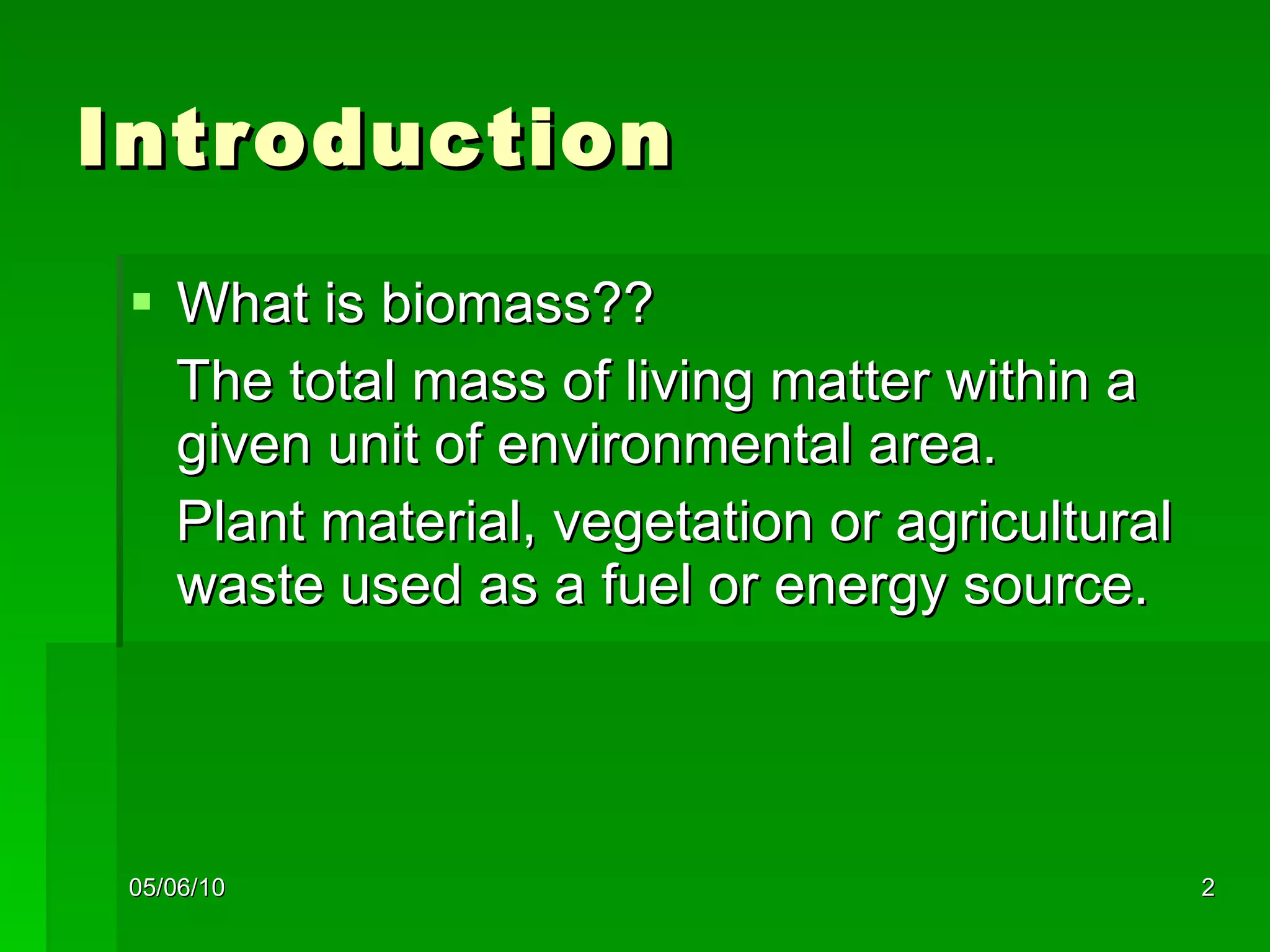 Biomass | PPT