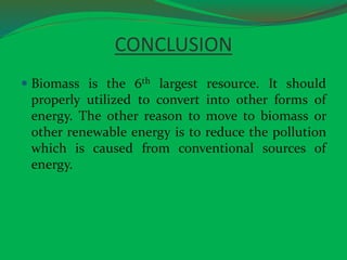 Biomass | PPTX