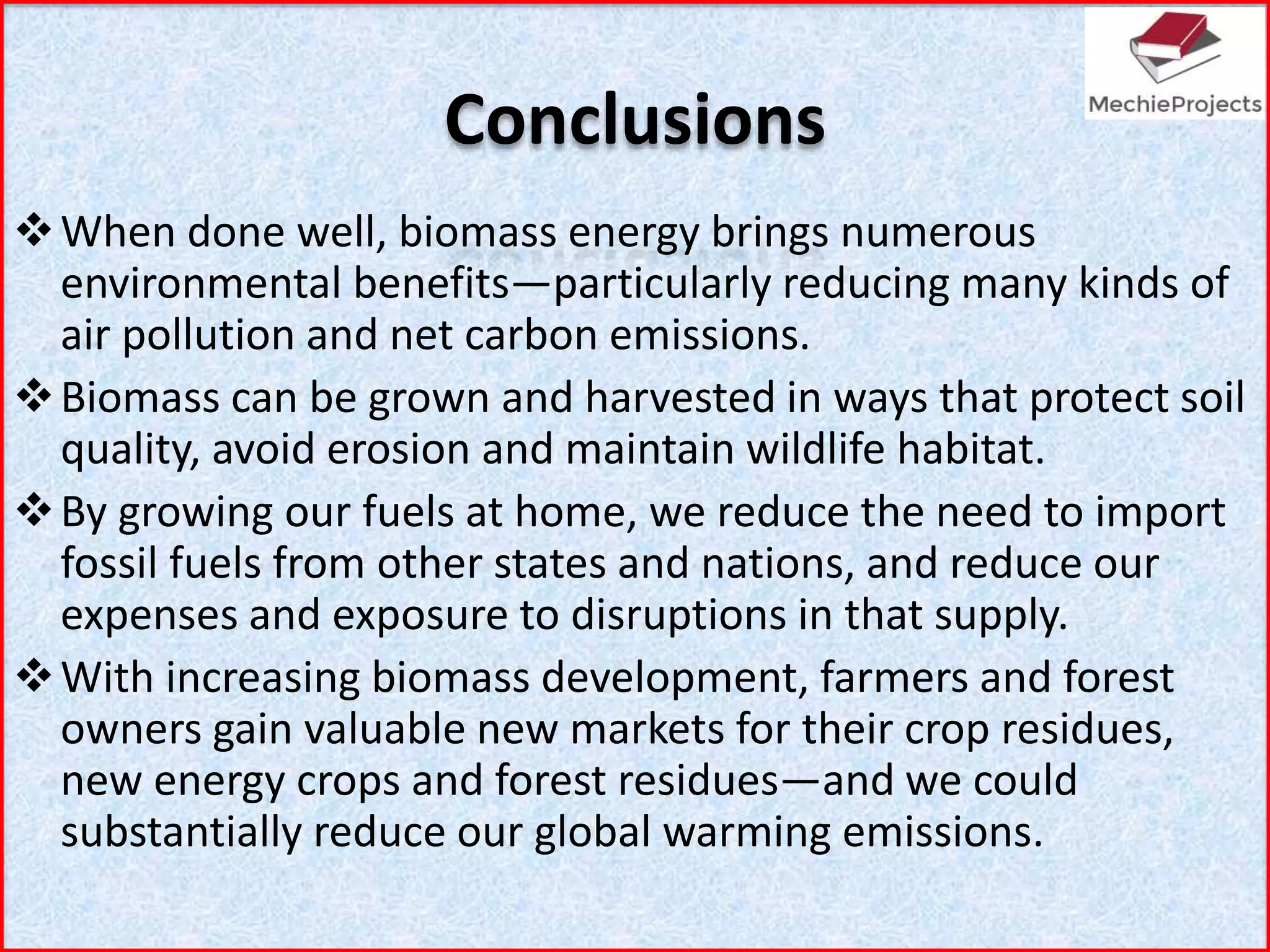 Biomass as a Source of Energy | PPTX