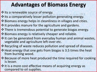 Biomass as a Source of Energy | PPTX