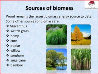 Biomass as a Source of Energy | PPTX