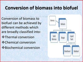 Biomass as a Source of Energy | PPTX