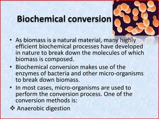 Biomass as a Source of Energy | PPTX