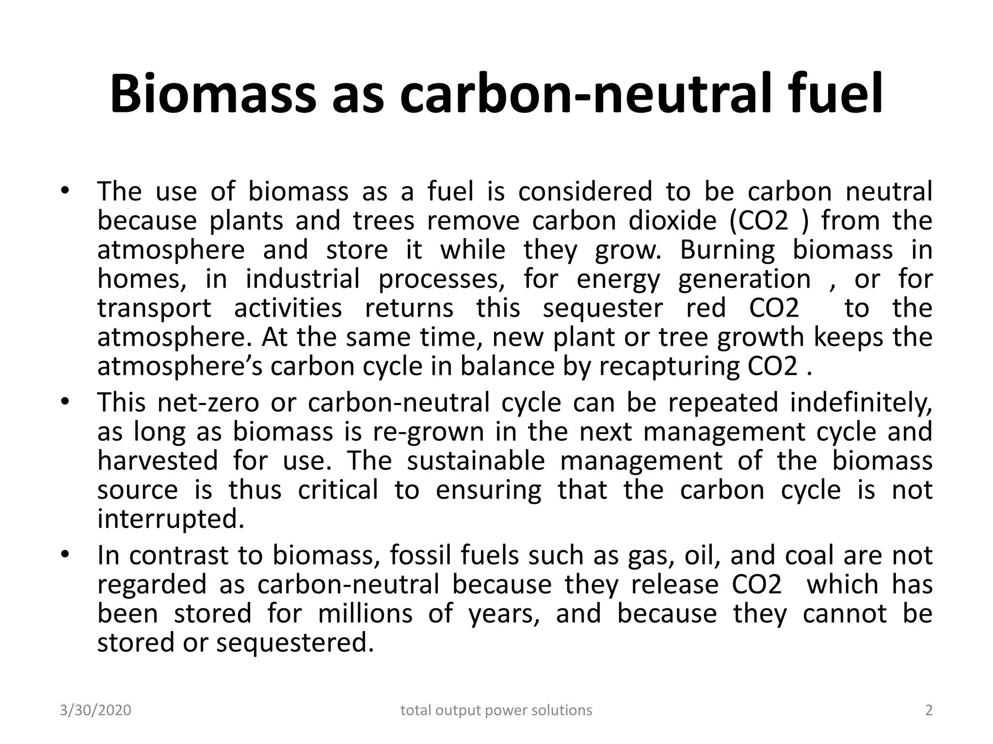 Biomass Power Plants | PDF
