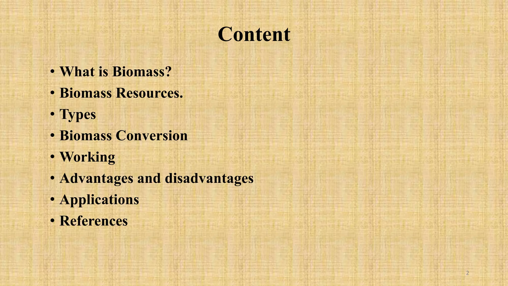 Biomass | PPT