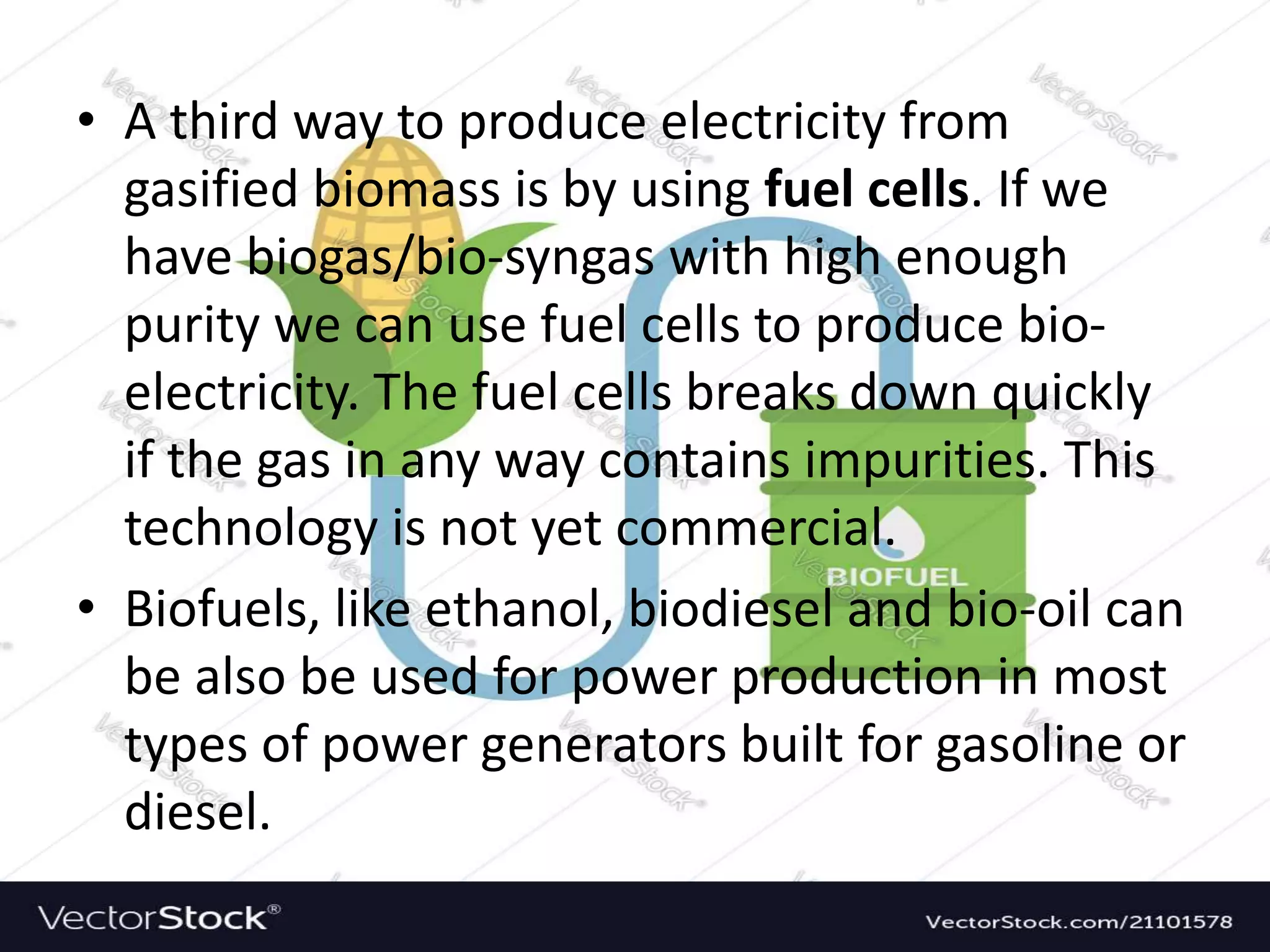 Biomass convert in to electricity by vimal priya subramanian | PPTX