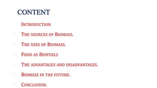 Biomass | PPTX | Chemistry | Science