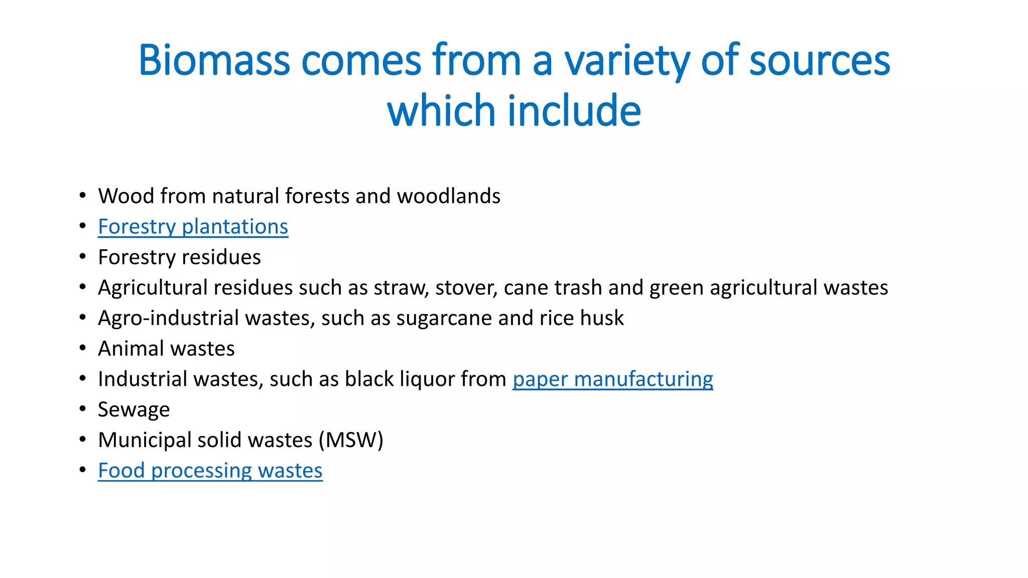 Biomass.pptx | Food & Drink